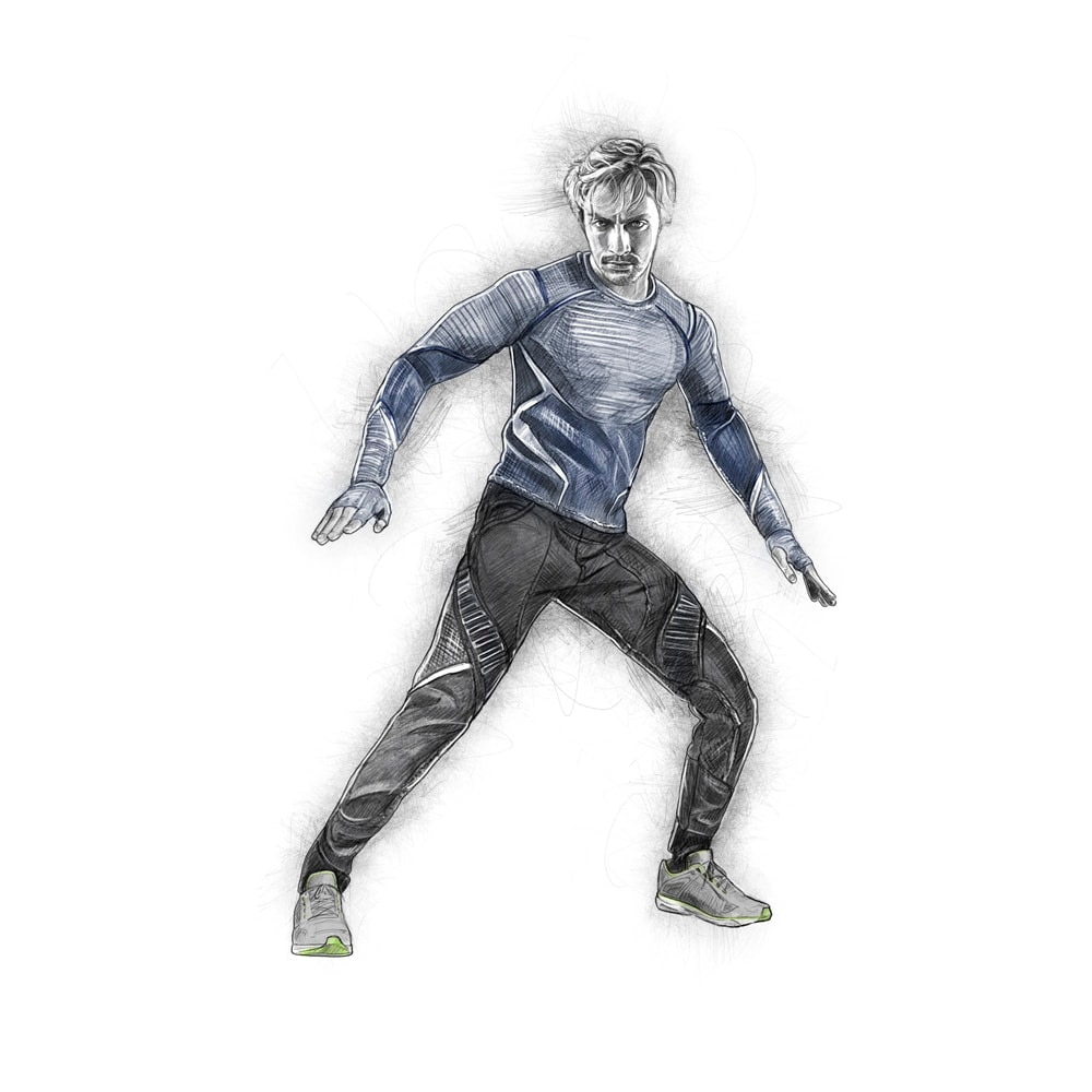 Quicksilver - Art Print - Sketchaprint
