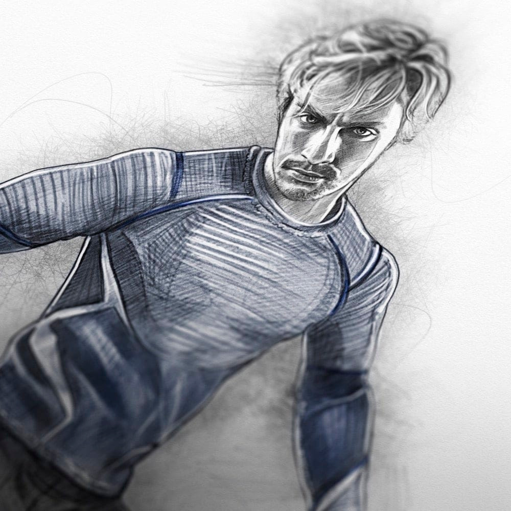 Quicksilver - Art Print - Sketchaprint