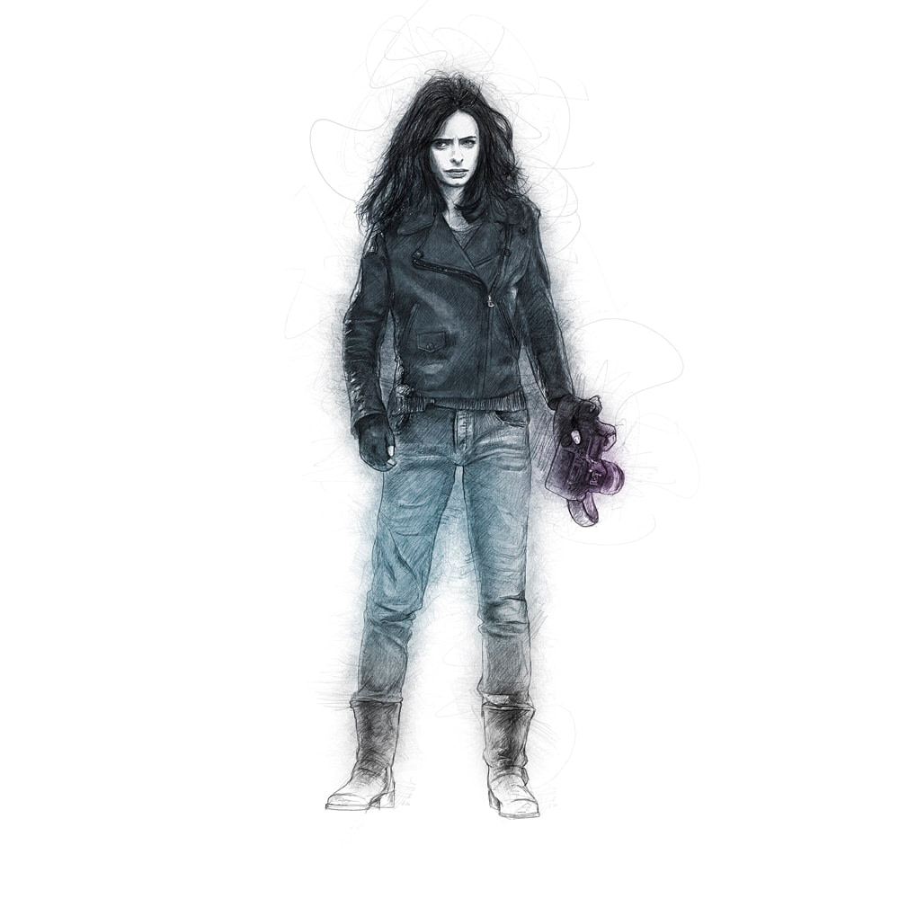 Jessica Jones - Art Print - Sketchaprint